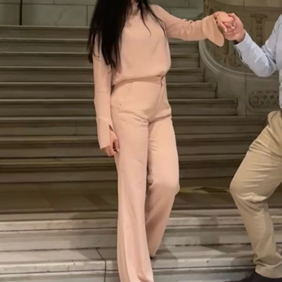 Zara | Pants & Jumpsuits | Zara Pink Matching Set | Poshmark
